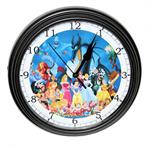 Cartoon Characters round wall clock